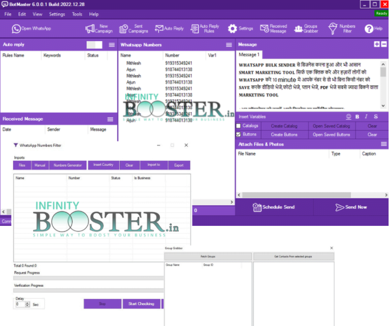 BotMaster Official Software - Infinity Booster